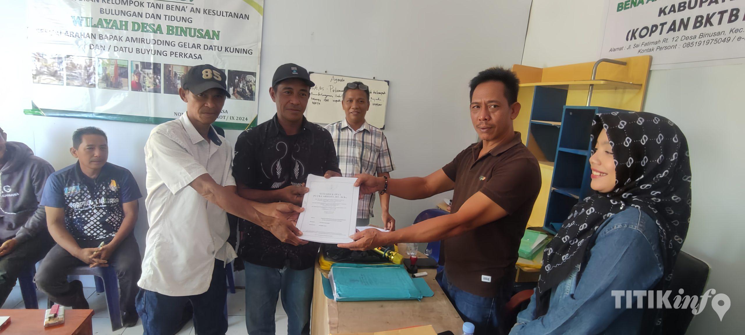 Tingkatkan Kesejahteraan Masyarakat KOPTAN BKTB Serahkan 251 Fotocopy ...